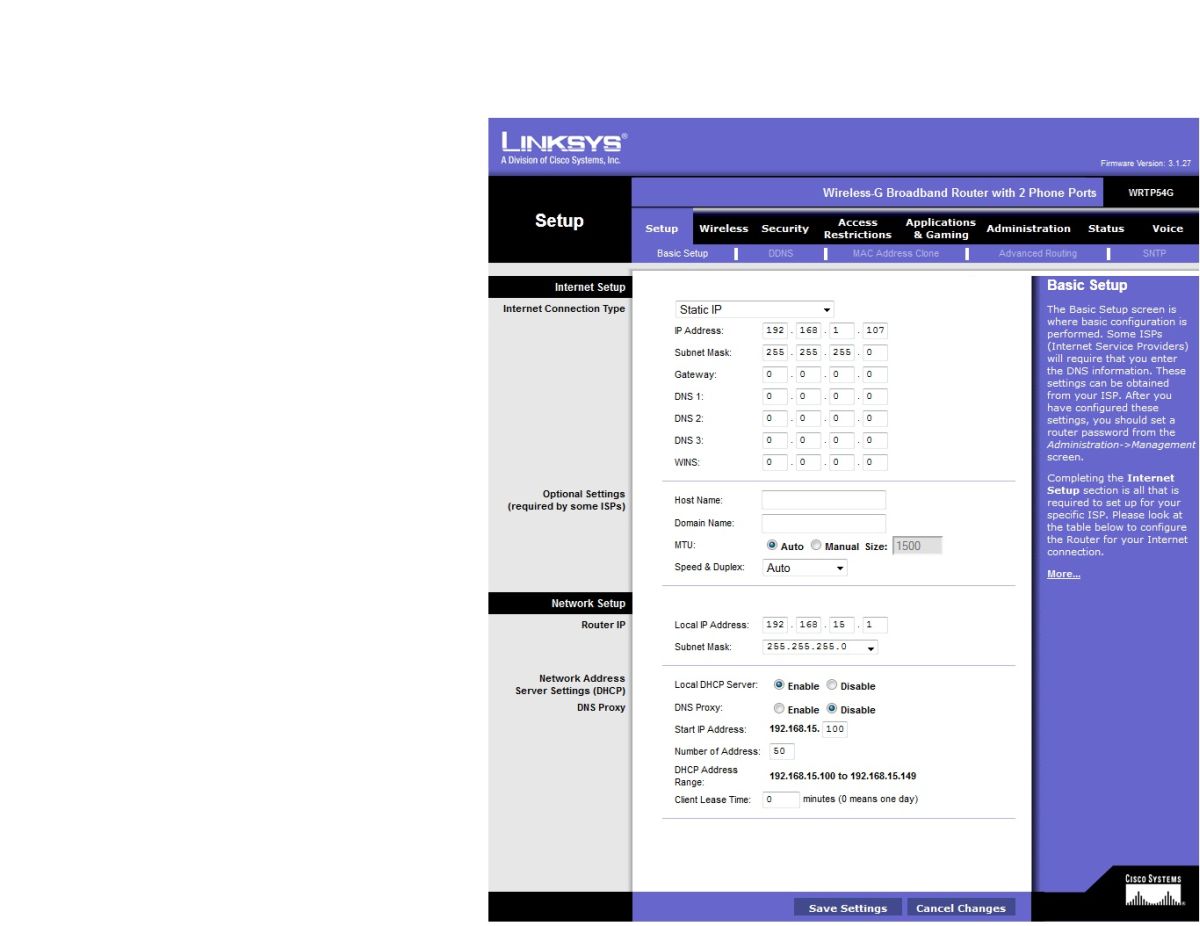 Pentagram Cerberus P 6341 i linksys wrtp54g konfiguracja
