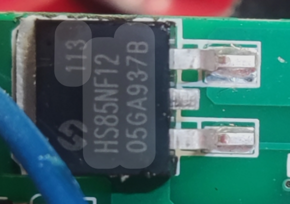 [Rozwiązano] Szukam elementu układu na płytce PCB w elektronarzędziu 36V