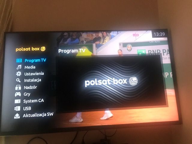 Dekoder Polsat Box - Menu dekodera pojawia się podczas oglądania TV ...