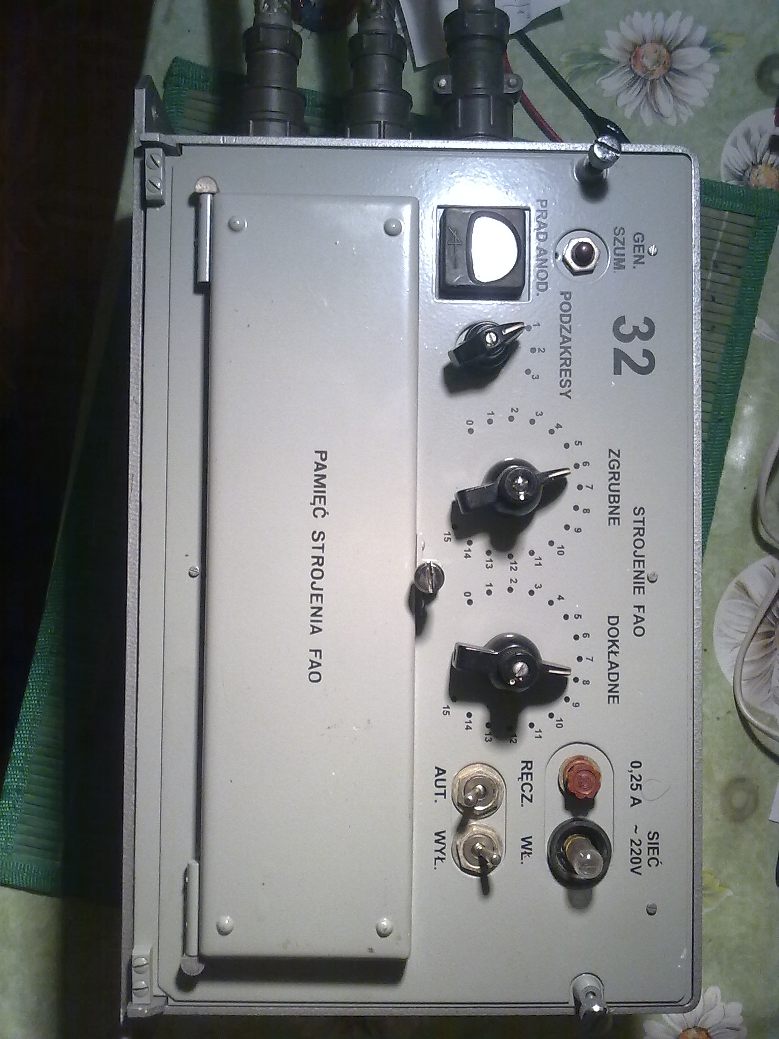 Radiostacja R-140M - gdzie znaleźć schemat FAO i sterownika?