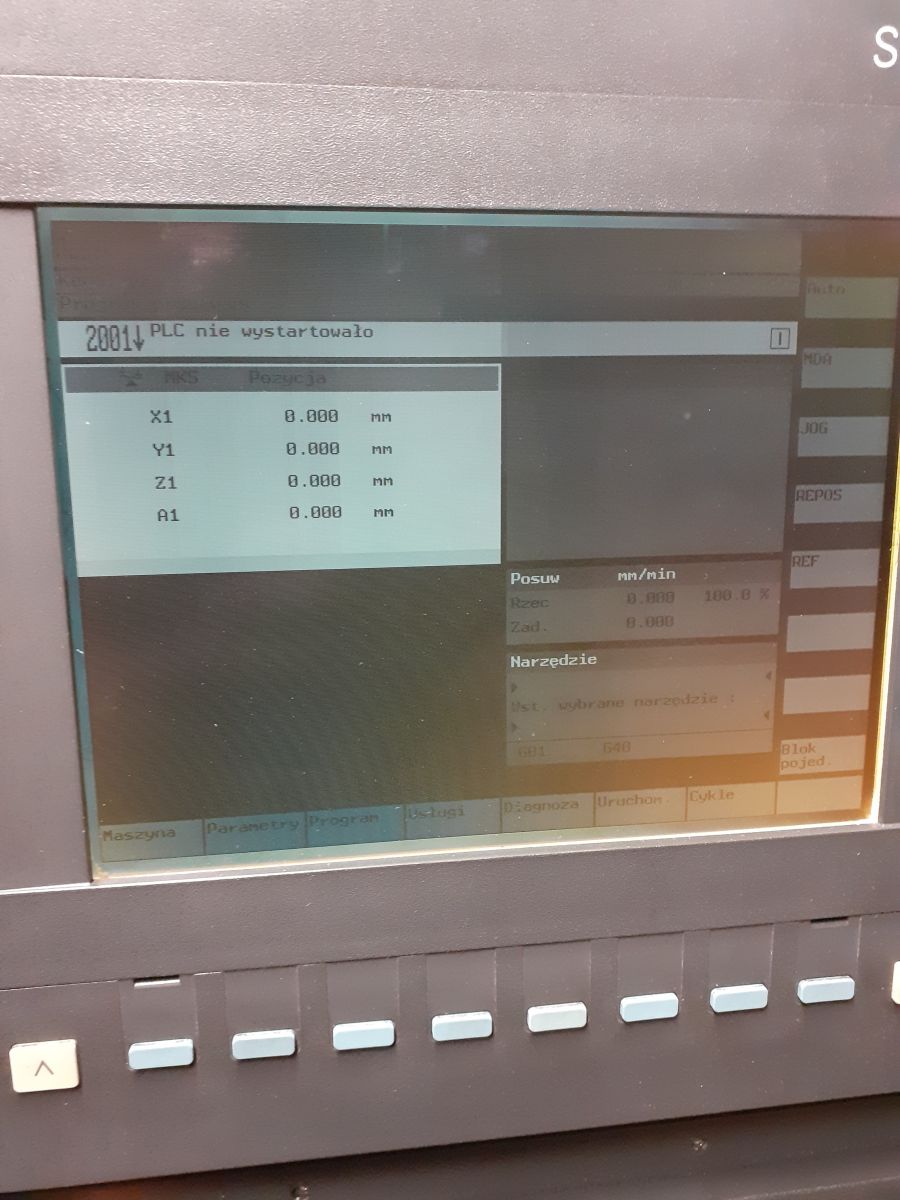 [Rozwiązano] Nieudany start PLC w tokarce AFM Andrychów z SINUMERIK ...
