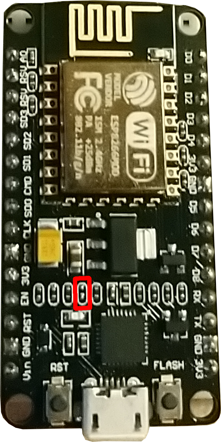 [Solved] [ESP8266 12-E] Looking for schematic or resistor value - photo ...