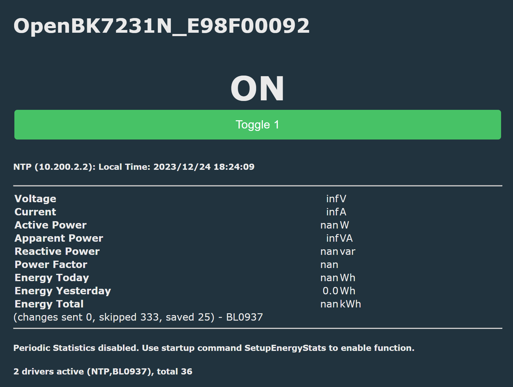 [Solved] [BK7231N][CB2S] kojima-ss-wi-fi-eu-lite smart socket: BL0937 Power Meter issues