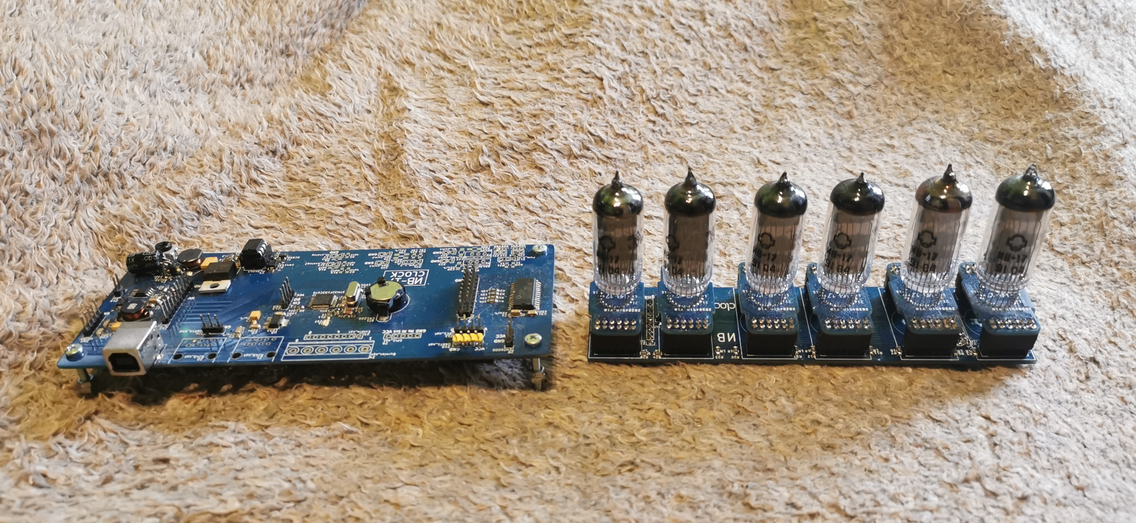 Clock on VFD IV-17 tubes - elektroda.com