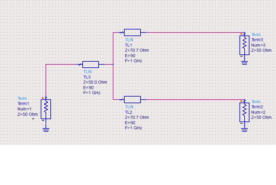 About the T-juntion power divider | Forum for Electronics
