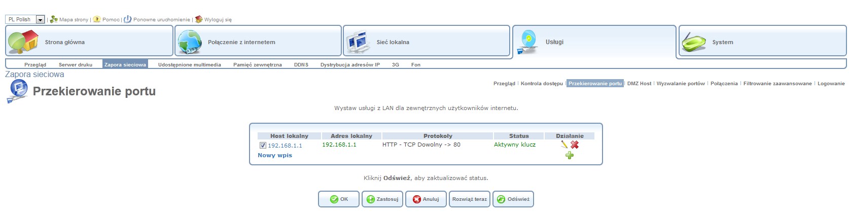 Netia Spot(router) + Scientific Atlanta 2100(modem) + Linux Mint 17(server)