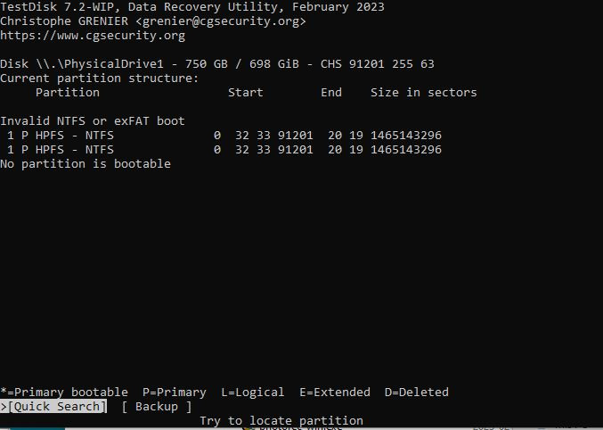 [Rozwiązano] Odzyskanie danych dysku NTFS po formacie RAW / Linux, SmartTV
