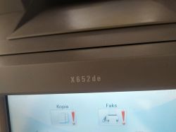 Drukarka laserowa Lexmard X652de - zacina papier, urwana rolka