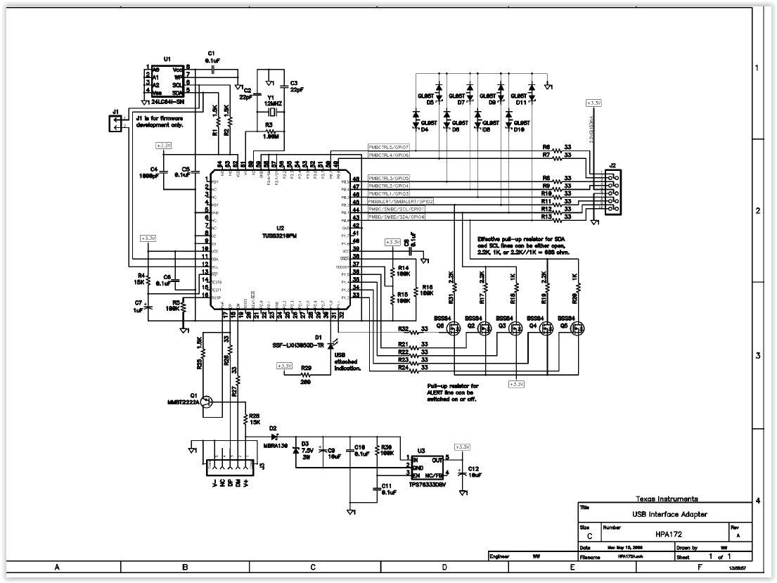 Zamiennik dla TUSB3210 oparty na Atmega 32U4 - elektroda.pl