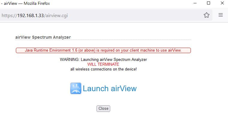 problem z JAVA 8, WINDOWS 10. nie włącza airView Spectrum Analyzer