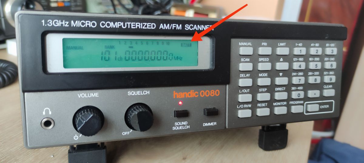Skaner radiowy Handic 0080 - alarm słabej baterii mimo wymiany ...