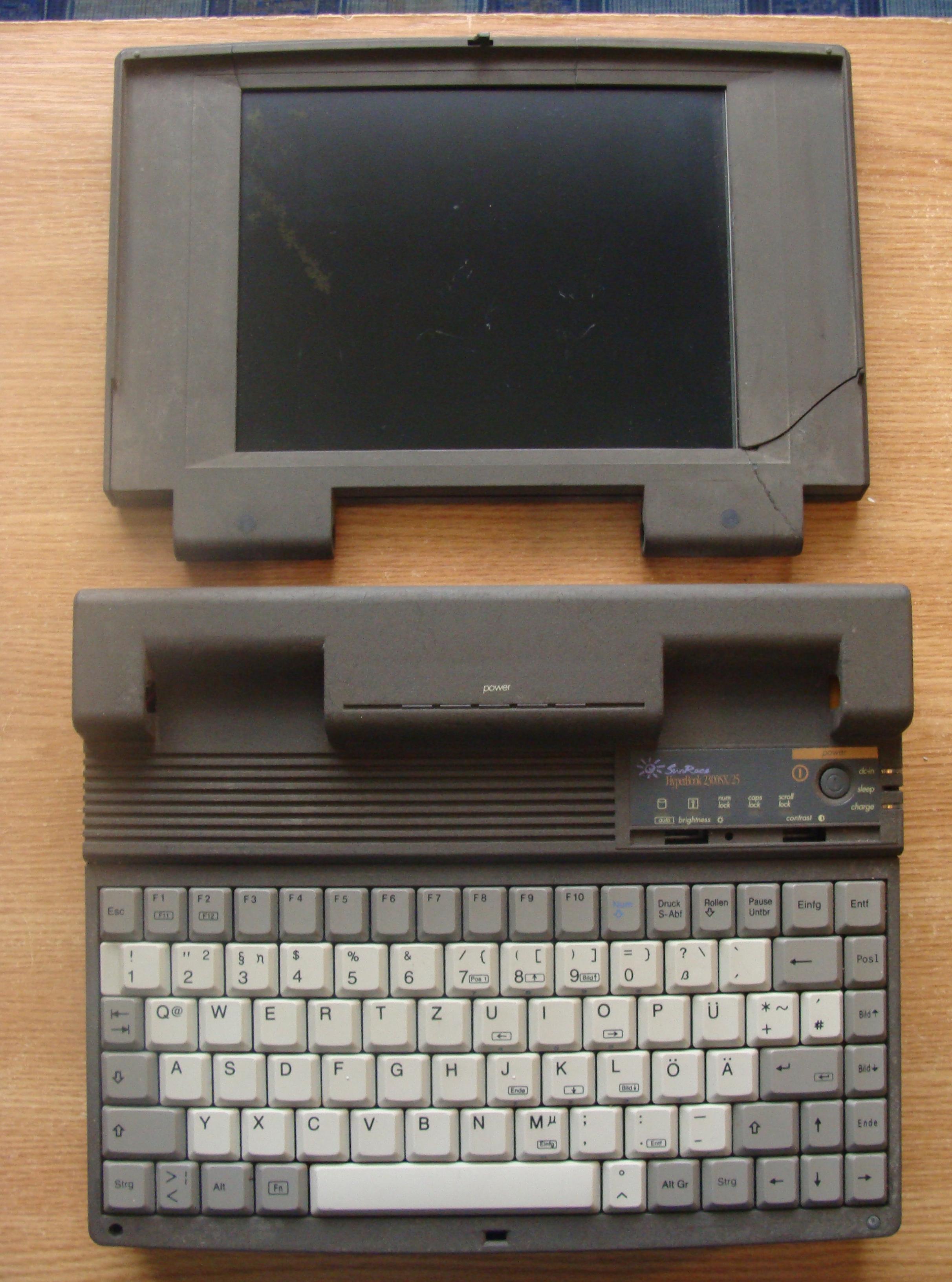 [Sprzedam] Stary Laptop SunRace Hyperbook 2300SX/25