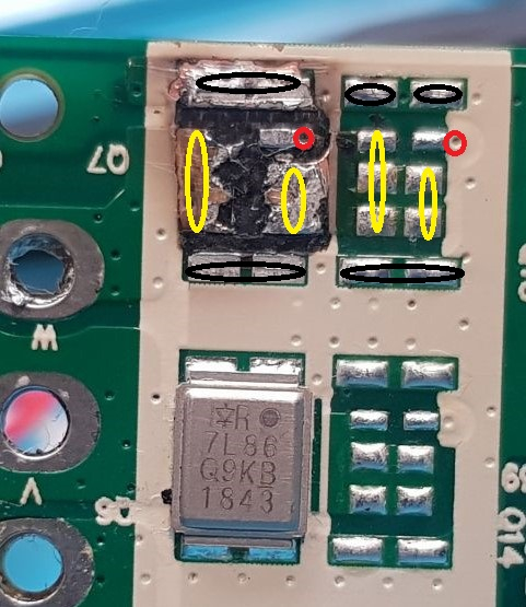 Ryobi R18DDBL Repair: Burnt Mosfet 7L86 Replacement & Tips for Checking ...