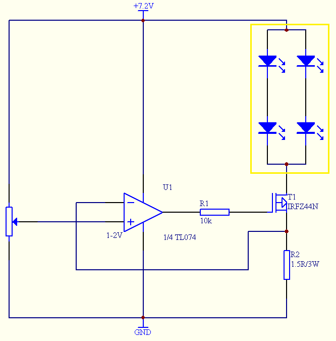 Jak zbudować stabilne źródło prądowe dla modułu LED 5W 700mA?