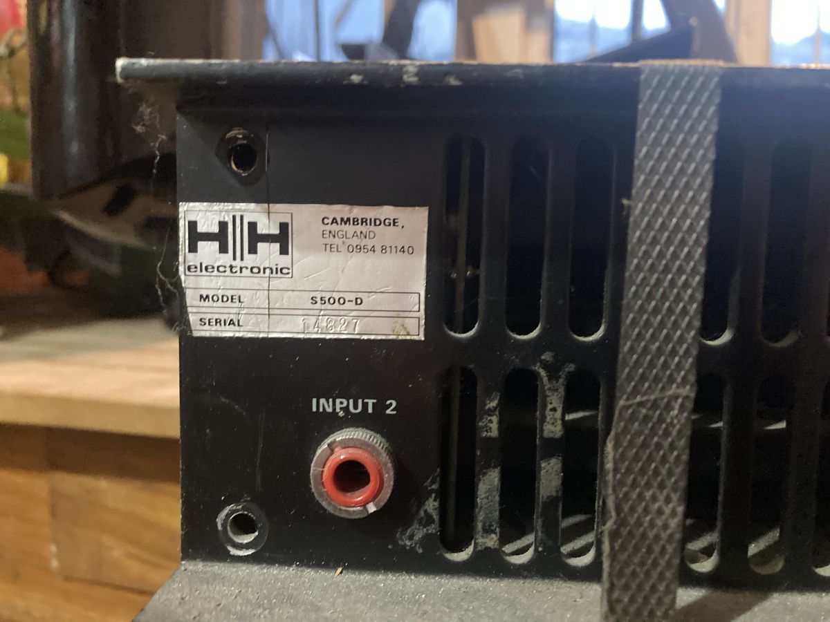 Poszukiwana oryginalna obudowa do wzmacniacza HH Electronics S500-D ...