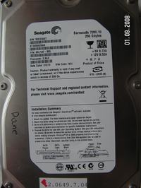 Seagate ST3250820AS uszkodzona elektronika : Odzysk