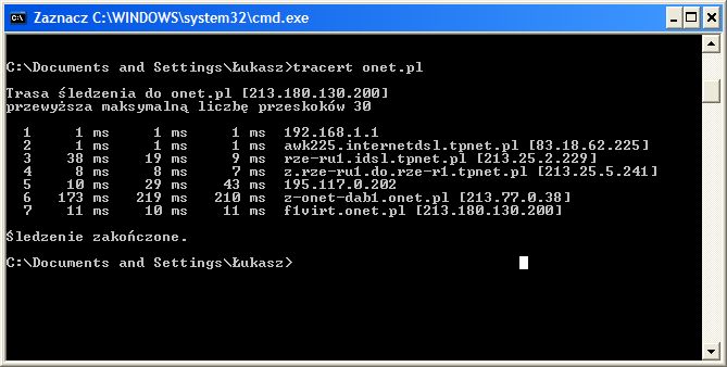 Jak przeprowadzić test trasy routingu dla polskich operatorów internetu?