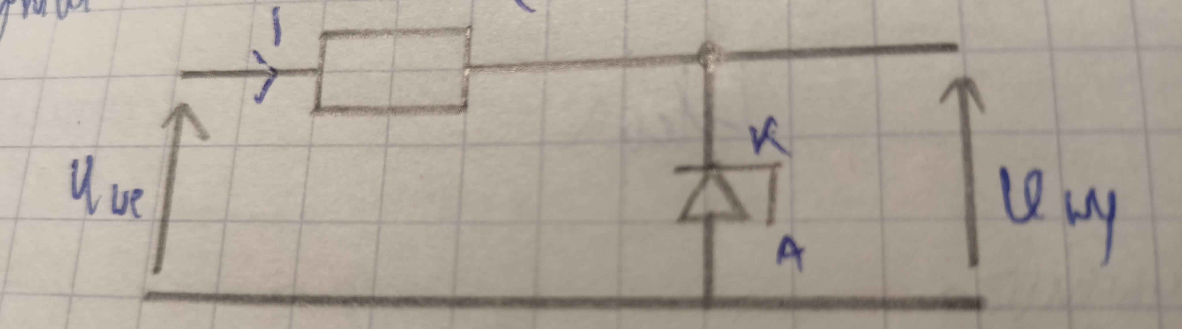 Interpretacja kierunku przepływu prądu przez diodę Zenera na schematach