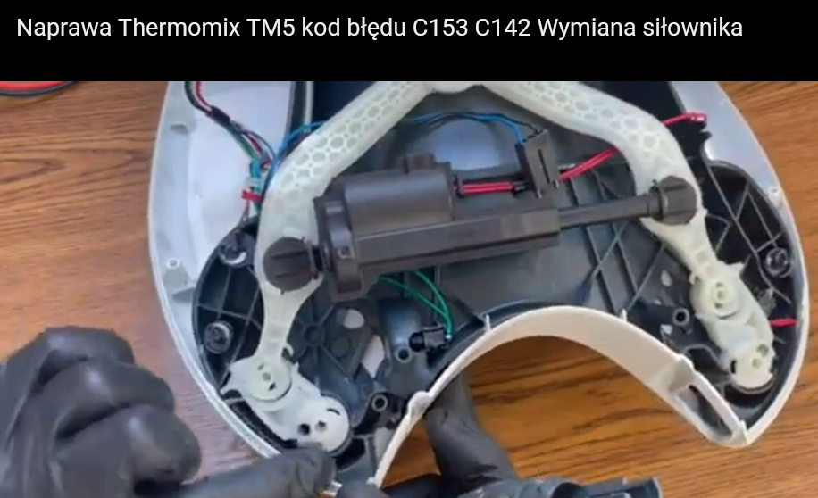 [Rozwiązano] Naprawa siłownika w Thermomix TM5 - Kod błędu C153 ...