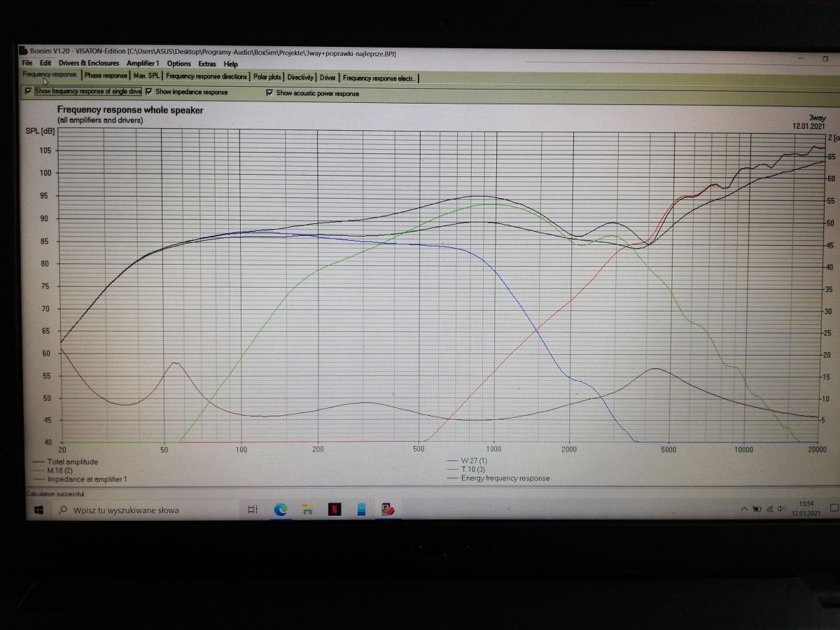 Projektowanie kolumn: Seas H1288, STX GDM-15-250, Scan Speak D2608 - 2