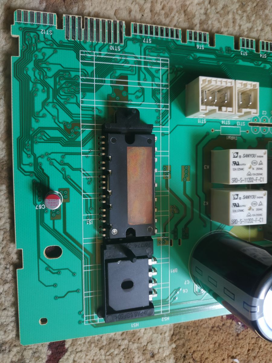 [Rozwiązano] Pralka Whirlpool FSCR 80421, zwarty mosfet w driverze ...