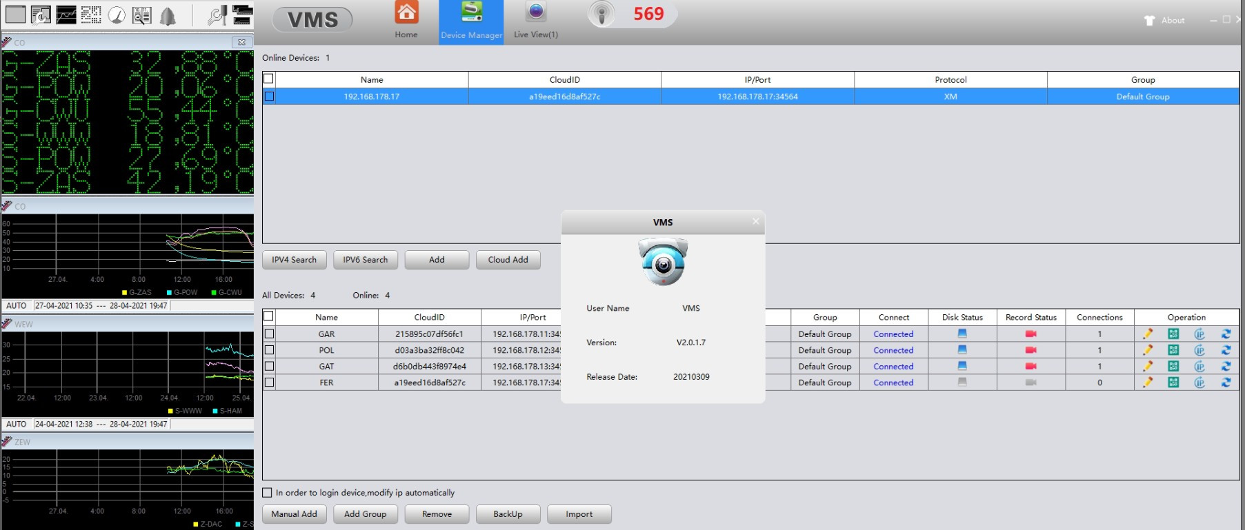 General VMS Exception Code:0xc0000005 Exception Address:0x397809e