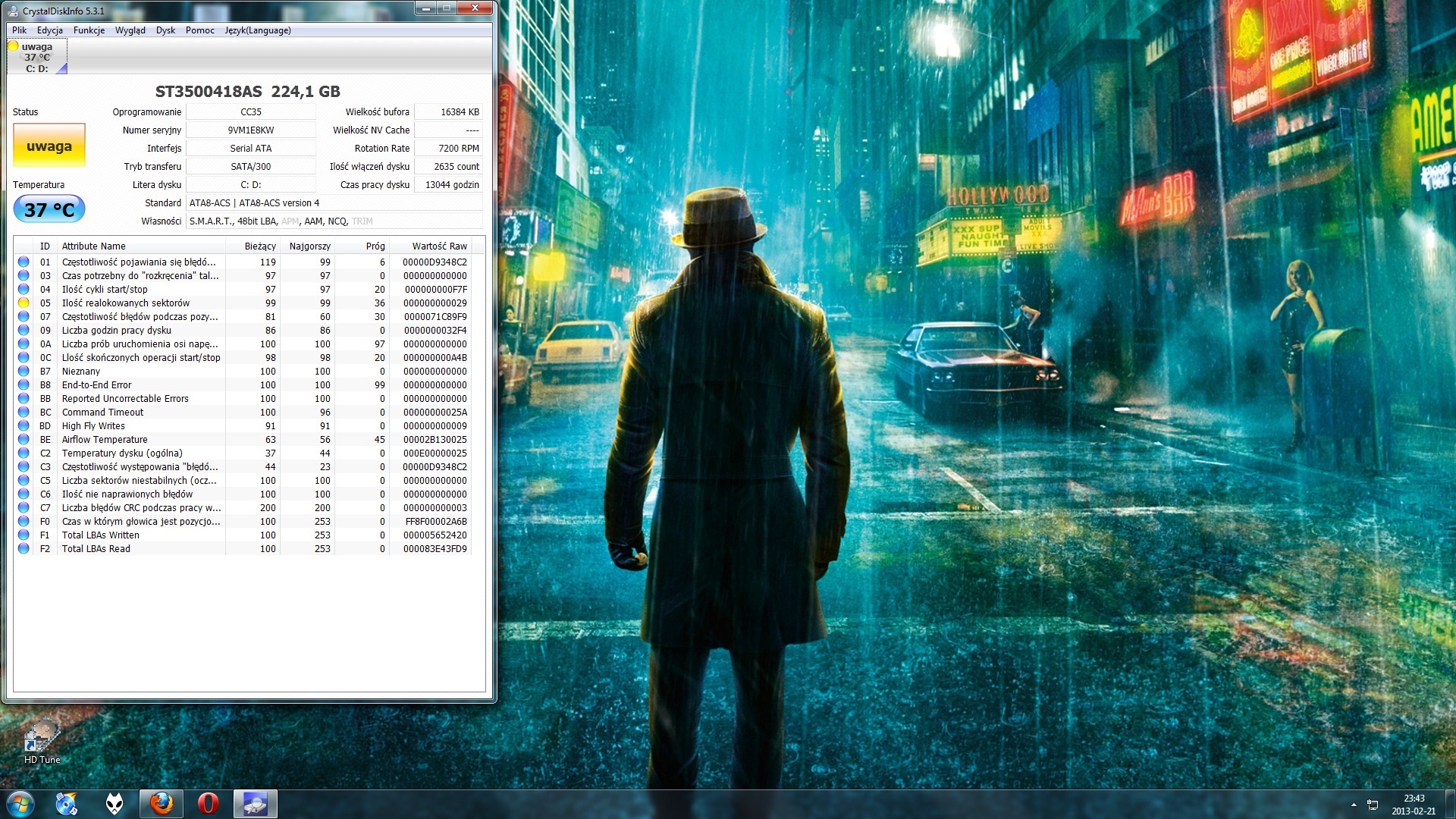 Seagate ST3500418AS 7200.12 - Dysk 500GB zmniejszył pojemność do 224GB