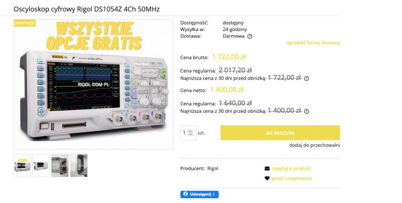Oscyloskop do 1500 zł dla początkujących - sugestie i propozycje z ...