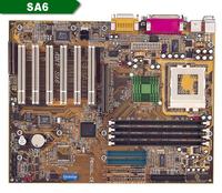 Abit SA6 - różnice w liczbie kondensatorów na płycie głównej