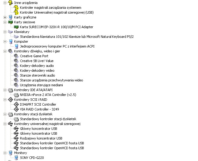 Dlaczego Windows XP nie wykrywa dysku WD My Book 1TB przez eSATA (VT6421)?