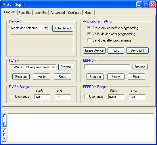Programator AVR USB - brak wykrywania przez AvrOspII i AVRDUDE_GUI
