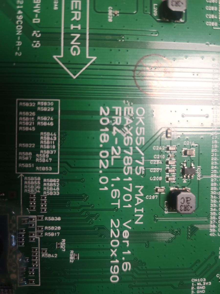 LG OK55 EAX67851701 Dump Zamiennik GD25Q128 - Szukam Informacji