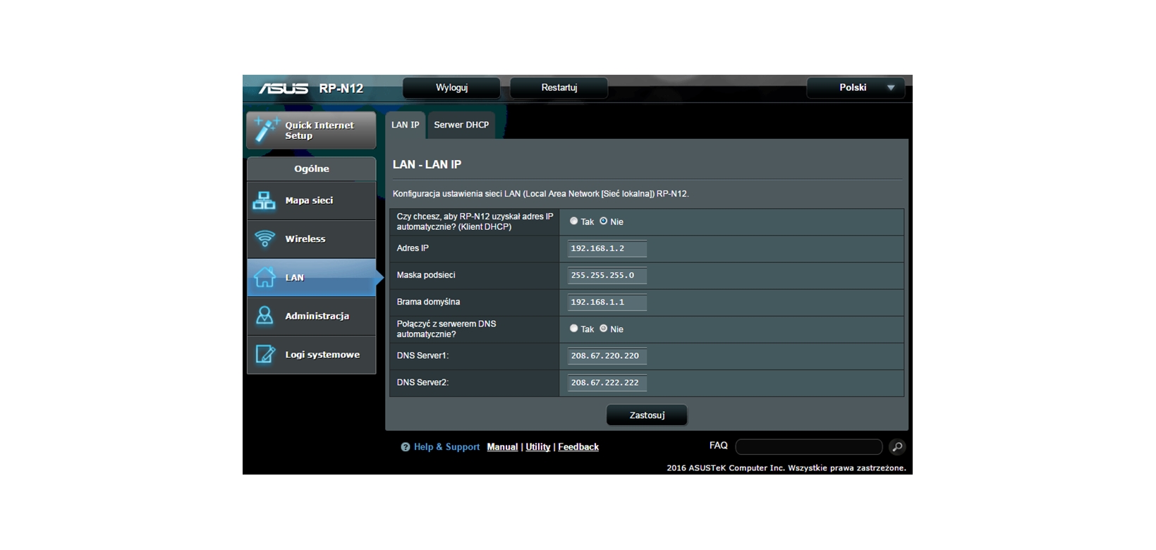 Netia spot + Asus rp n-12 - Przedłużenie sygnału wifi