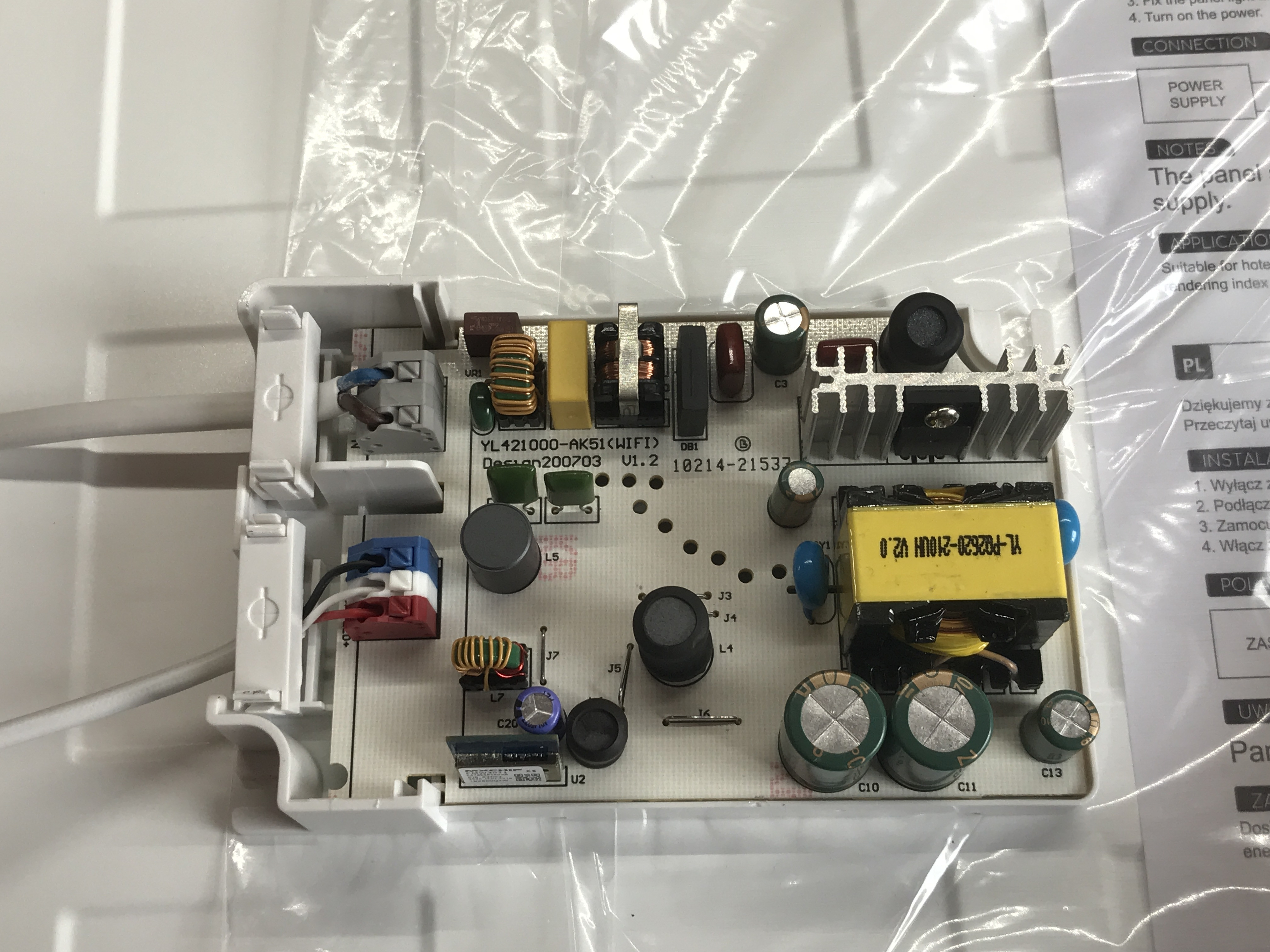 [EMW3071] Large LED panel 600x600x25 CCT 3000-6500K WiFi Aigosmart