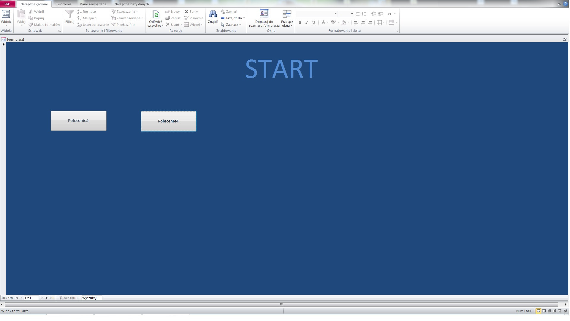 Access i formularze - Jak zmniejszyć formularz do żądanych rozmiarów?