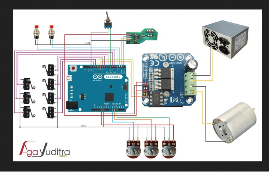 Nie mogę znaleźć oprogramowania do kierownicy na bazie Arduino