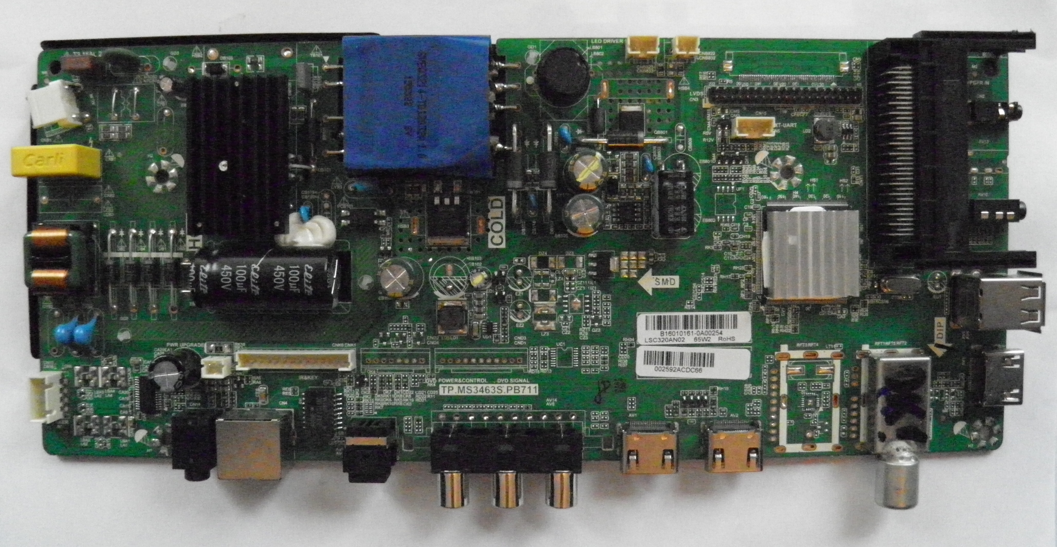 Blaupunkt Bla-32/148 TP.MS3463S.PB711 dziura w płycie