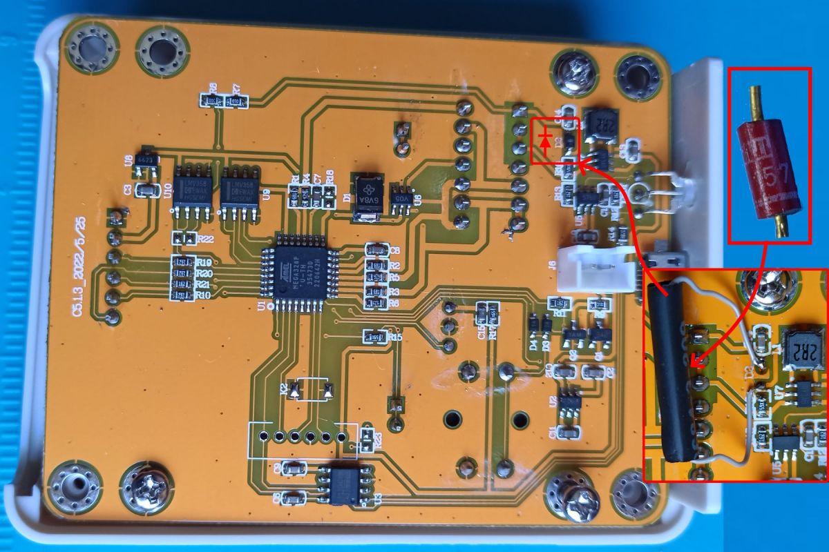 Poszukiwany wsad do testera LCR-T7 z uszkodzonymi portami Atmega324