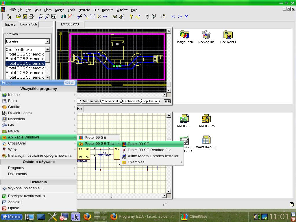 Instalacja Protel 99 SE na Mandriva 2009 z CrossOver Office 7.1.0