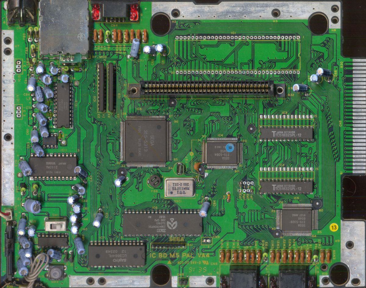 Sega Megadrive & Pegasus 16 bit schematic - nesdev.org