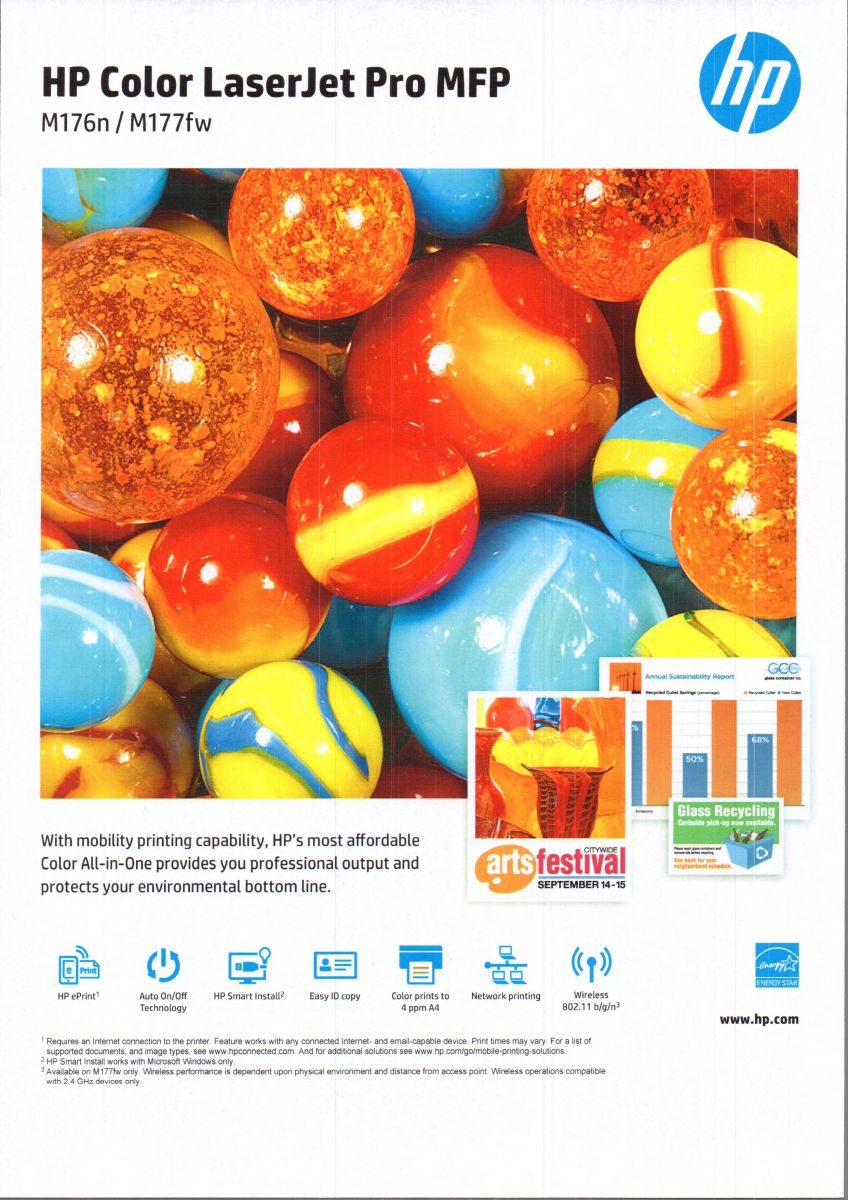 HP Color LaserJet Pro MFP M177 - czasem nie drukuje czarnego