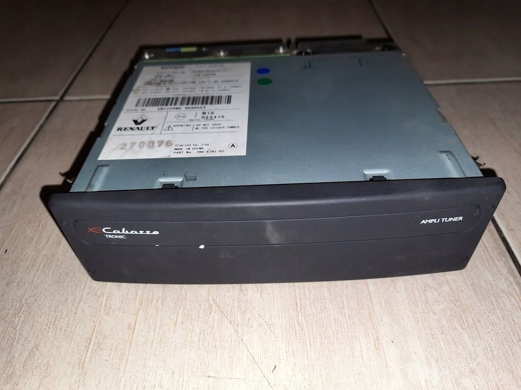 Odczytywanie pre code z radia Carminat DVD w Renault Laguna III za ...