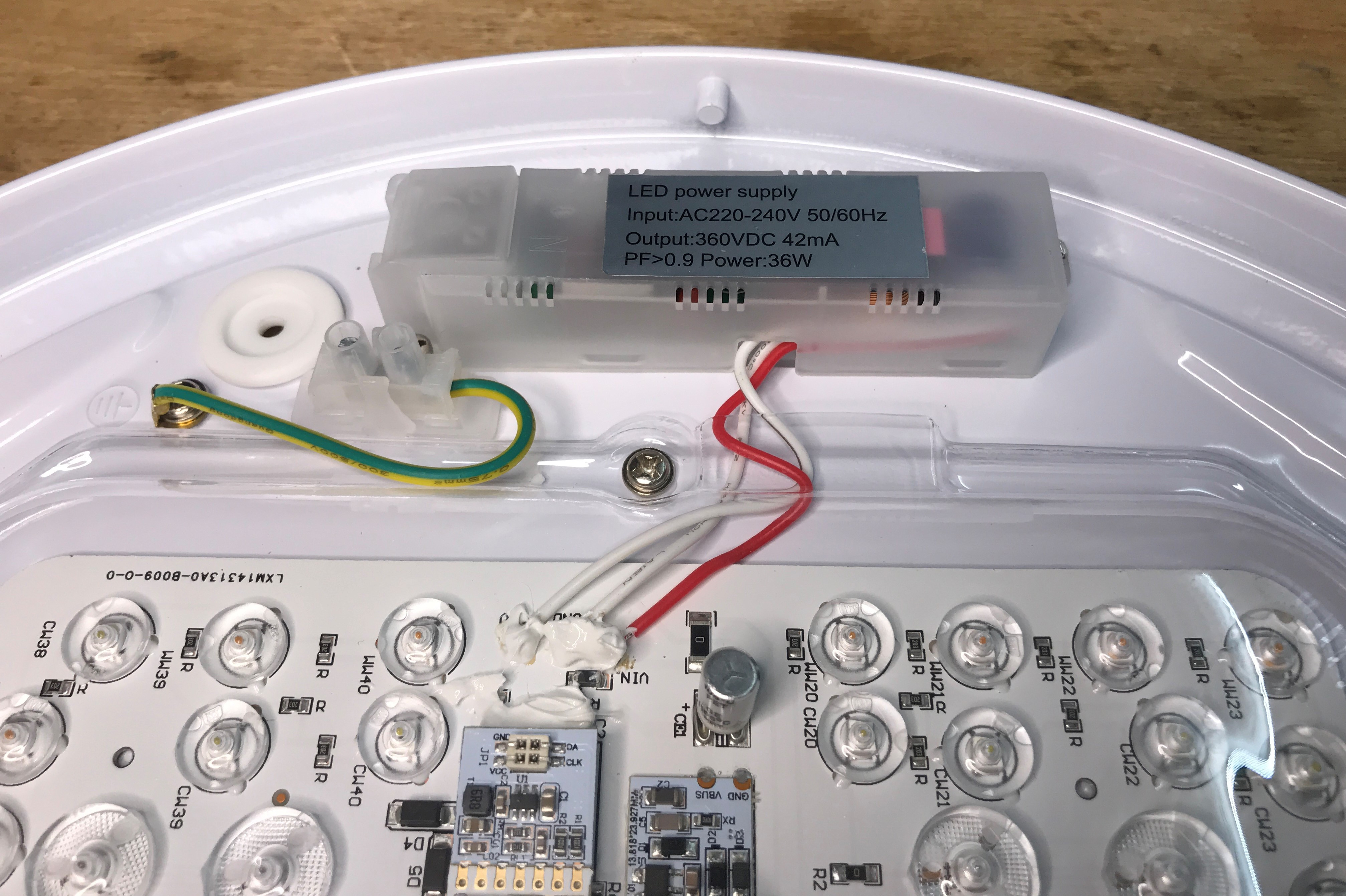 [CB2L/BK7231N] Large Ledlumen plafond 251090511 CLP-12 36W 4052lm