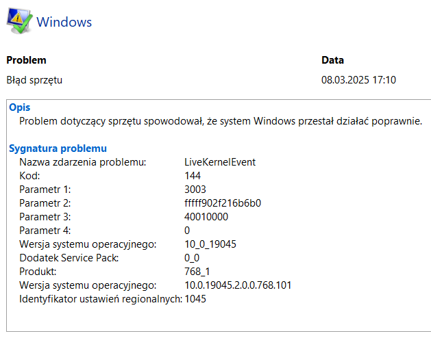 Lenovo Legion 5 15ARH05 - klawiatura nie działa, skróty Fn działają