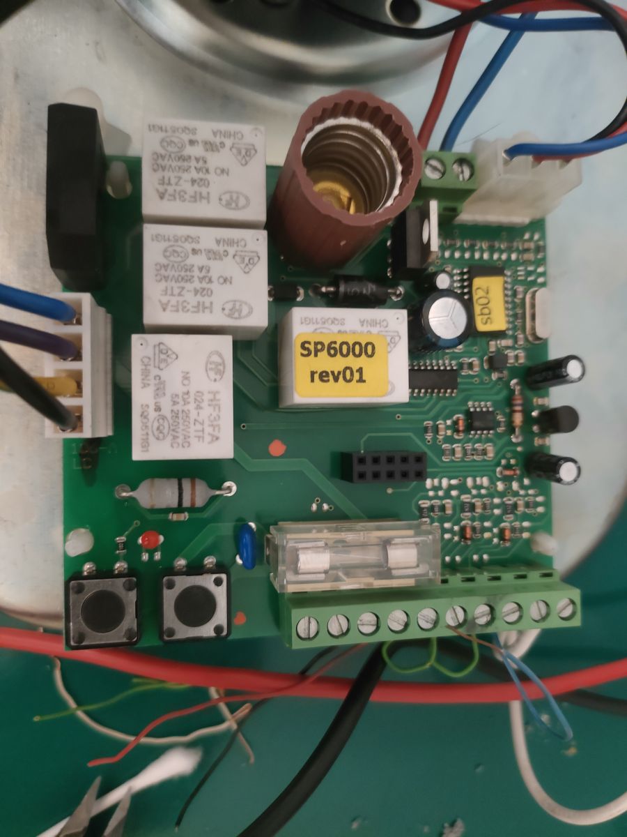 [Rozwiązano] Awaria Nice SP6000 - silnik załącza się tylko na chwilę ...