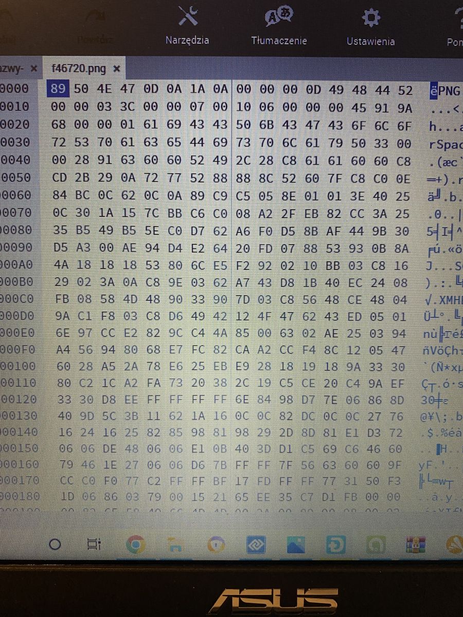 Usunięcie 3/4 obrazu z jednego zdjęcia po zgraniu na pendrive