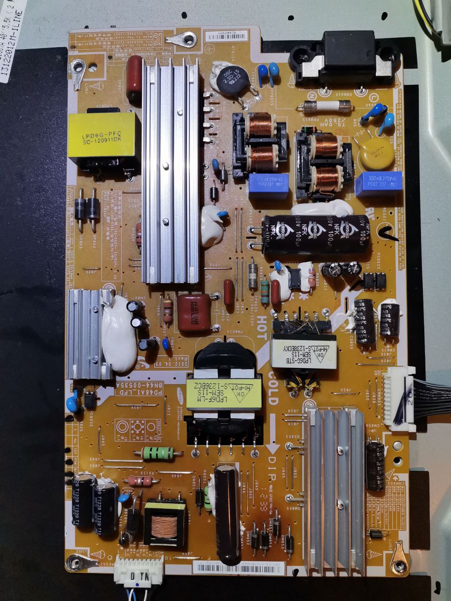[Rozwiązano] Gdzie znajdę schemat zasilacza BN44-00535A do TV Samsung ...