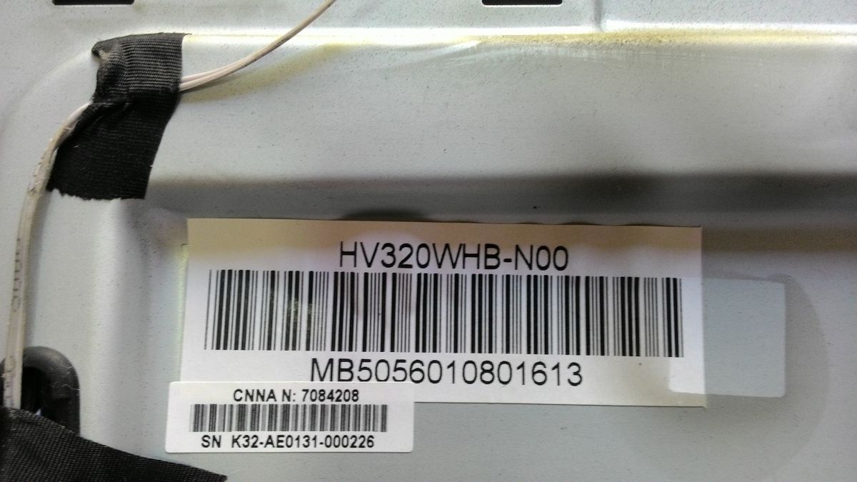 PANEL HV320WHB-N00 - potrzebuję płyty głównej - elektroda.pl