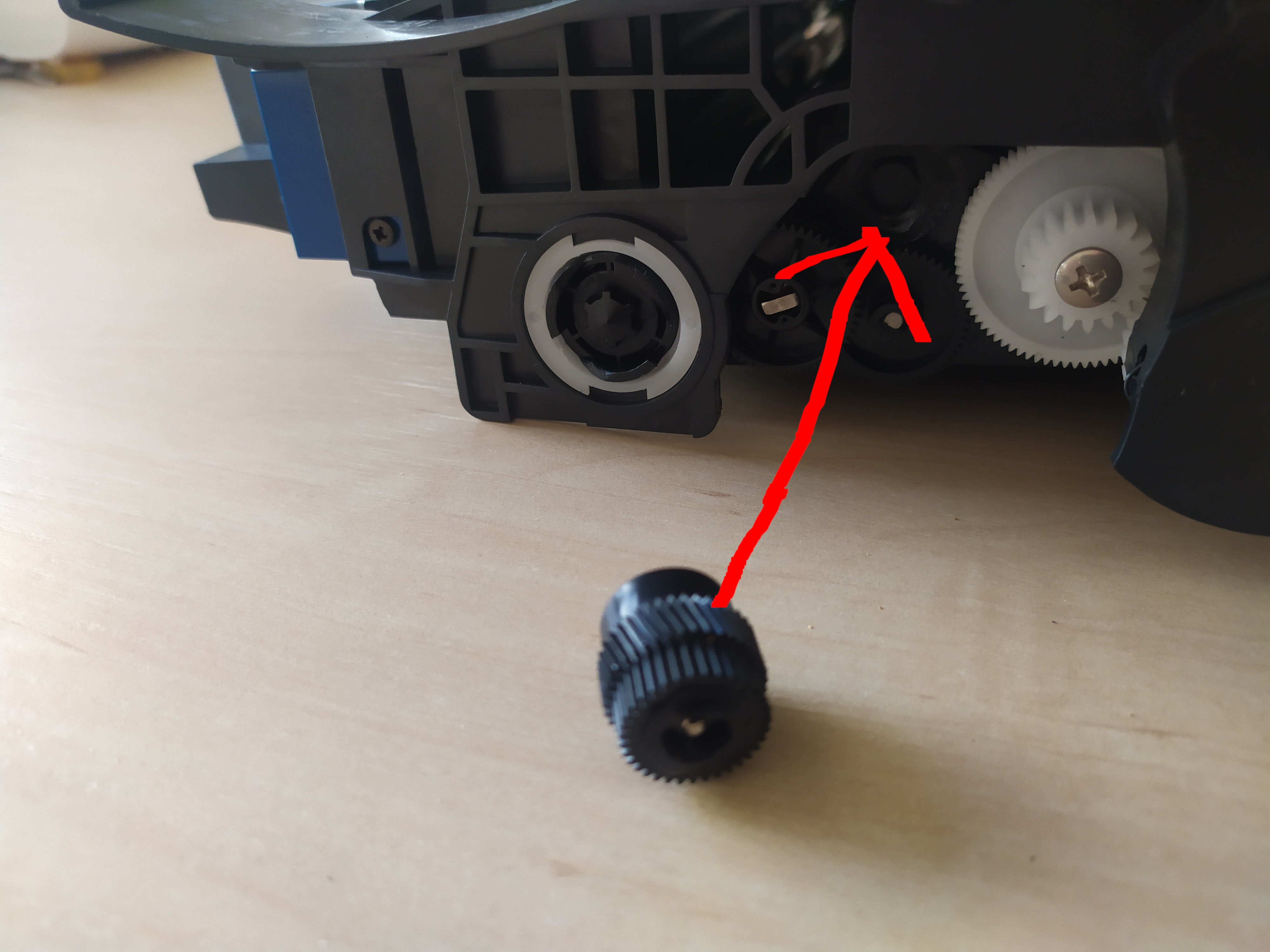 Drukarka laserowa Lexmard X652de - zacina papier, urwana rolka