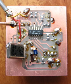 Jak dostosować MC3372 do odbioru 38.9 MHz zamiast 50 MHz?